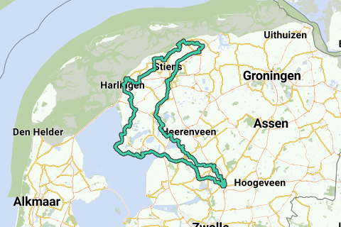 Meppel - 11 stedentocht - Recreatieve fietsroute | RouteYou