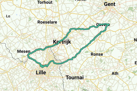 blauwe ruit van thuis vertrekken - Fietsroute | RouteYou