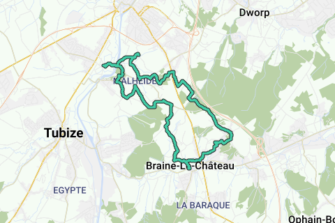 Lembeek/Braine-le-Chateau - Hikingroute | RouteYou
