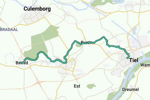 2022 Tiel - Beesd - Wandelroute | RouteYou