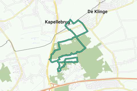 Stekene/Stropersbos/Laarzenpad & Veldkrekelpad - Wandelroute | RouteYou