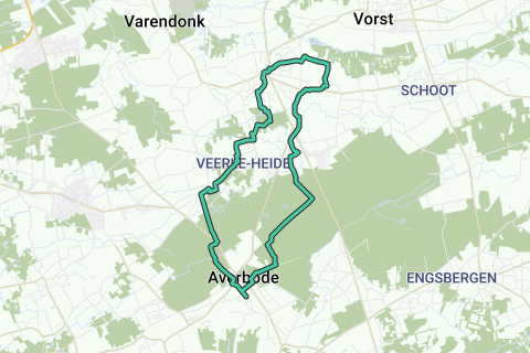 Averbode - Recreatieve wandelroute | RouteYou