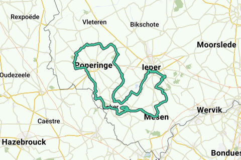 2022 03 20 - Ethias Challenge Westhoek - 80km - Fietsroute | RouteYou