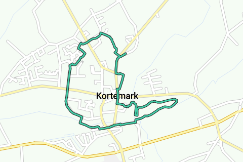 Kortemark - Wandelroute | RouteYou