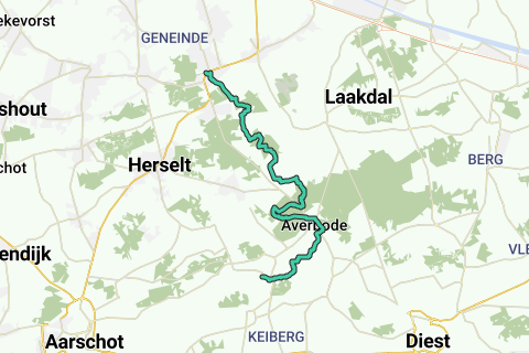 Treinwandeling Testelt - Averbode - Westerlo - Recreatieve wandelroute ...