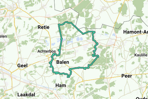 2022-08-17 ROUTE LOMMEL-LOMMEL - Recreatieve fietsroute | RouteYou