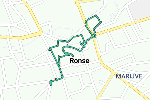 Ronse - Kunst in de Stad - korte afstand - Wandelroute | RouteYou
