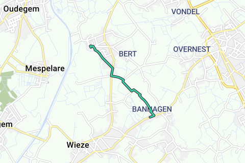 Wieze - Denderbelle - Wandelroute | RouteYou