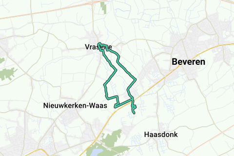 Vrasene doorn - Recreatieve wandelroute | RouteYou