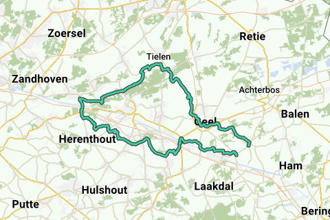 74,6km LG Grobbendonk 2022 - Recreatieve fietsroute | RouteYou