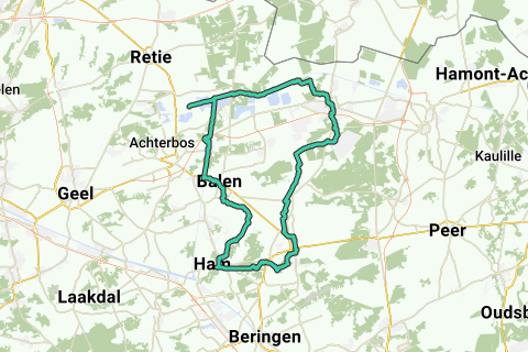 Dessel - Recreatieve fietsroute | RouteYou