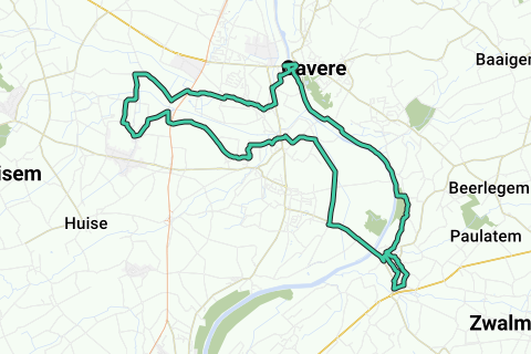 Nederzwalm-Gavere - Recreatieve wandelroute | RouteYou