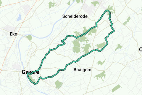 Gavere 22,7 km sportdreef - Wandelroute | RouteYou