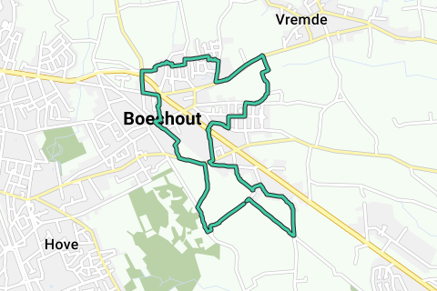 Beweegroute Boshoekpad Boechout - Wandelroute | RouteYou