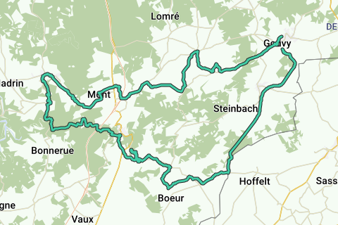 fietstocht gouvy to achouffe - Recreatieve fietsroute | RouteYou