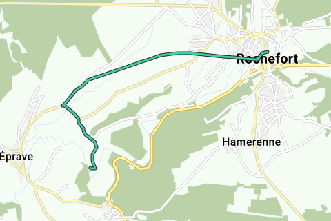 Han-sur-Lesse - Rochefort - Wandelroute | RouteYou