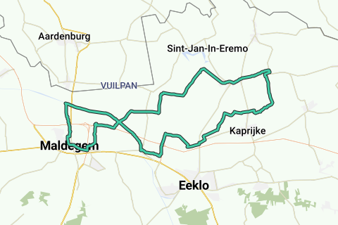 Maldegem - Recreatieve fietsroute | RouteYou
