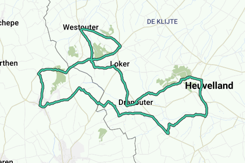 Dranouter - Zwarte Berg - Rode Berg - Dranouter - Wandelroute | RouteYou