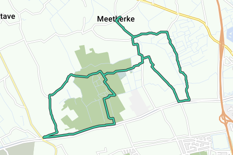 Meetkerkse Moeren - Wandelroute | RouteYou