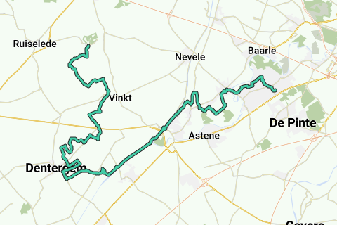 Poeke - Sint-Martens-Latem - racefiets v2 - Wandelroute | RouteYou