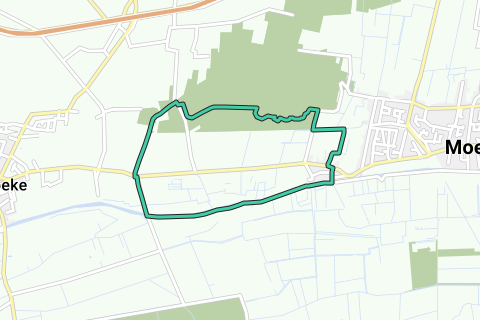 Moerbeke 7,5km - Wandelroute | RouteYou