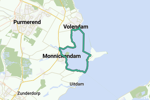 Volendam - Marken - Recreatieve fietsroute | RouteYou