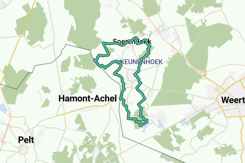 Smokkelroute Budel - Fietsroute | RouteYou