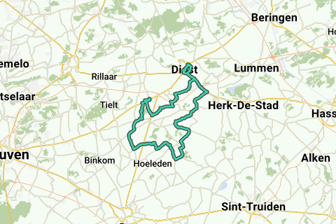 EOOW Diest 2022_08_18 - Oldtimerroute | RouteYou