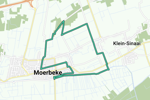 Beweegroute natuur Moerbeke-Waas - 10 km - Wandelroute | RouteYou