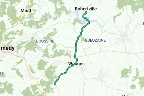 Robertville - Waimes - Recreatieve wandelroute | RouteYou