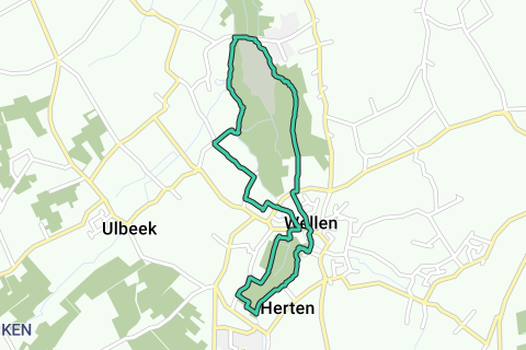 Langs beken en rivieren in Wellen - Recreatieve wandelroute | RouteYou