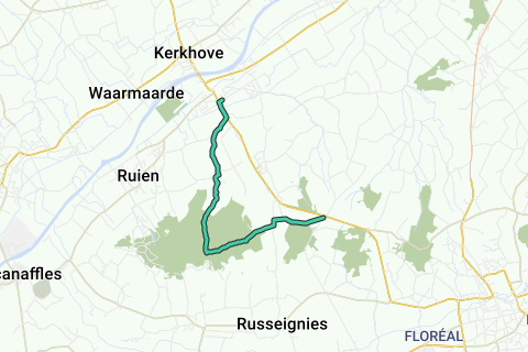 2022 - Berchem Kluisbergen - via knooppunt 76 - Recreatieve wandelroute ...