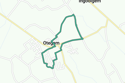 2022 Otegem 4km - Wandelroute | RouteYou