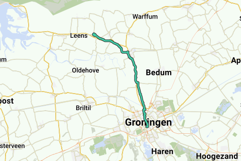 Wehe-den Hoorn - Centrum - Recreatieve fietsroute | RouteYou