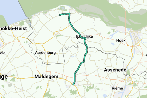 Eeklo belgie - Groede - Recreatieve fietsroute | RouteYou