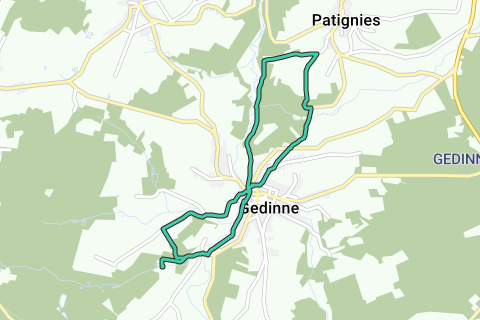 Gedinne - Recreatieve wandelroute | RouteYou