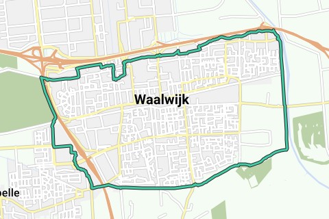 Ronde Waalwijk - Wandelroute | RouteYou