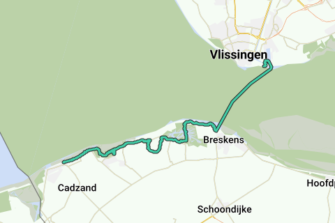 Cadzand-Bad - Vlissingen - Wandelroute | RouteYou