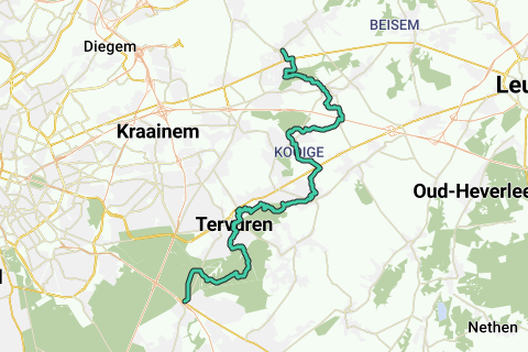 Tervuren - Kortenberg - Wandelroute | RouteYou