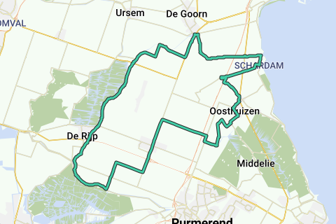 Werelderfgoed droogmakerij de Beemster 46 km _ Middenbeemster ...