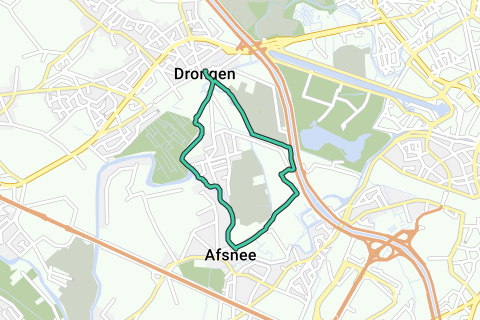 Drongen - Afsnee - Wandelroute | RouteYou