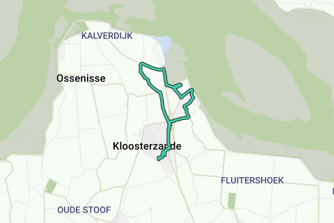 Kloosterzande lopen - Wandelroute | RouteYou