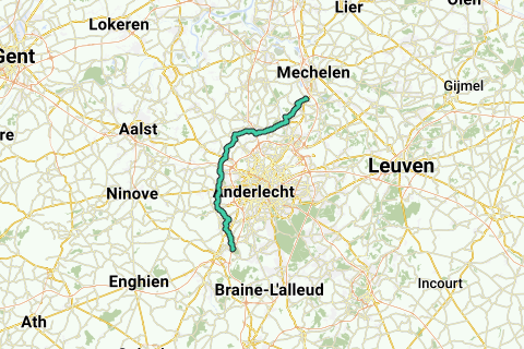 Huizingen - Zemst - Recreatieve fietsroute | RouteYou