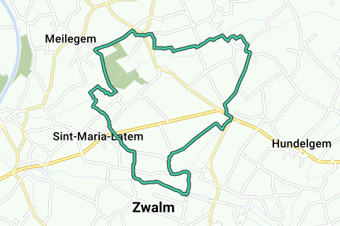 Zwalm - Dikkele - Wandelroute | RouteYou