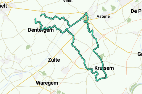 Aarsele - Recreatieve fietsroute | RouteYou