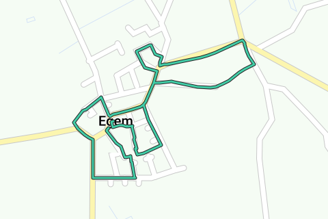 Egem-voetgangerscirkel - Wandelroute | RouteYou