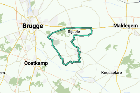 Assebroek - Recreatieve fietsroute | RouteYou