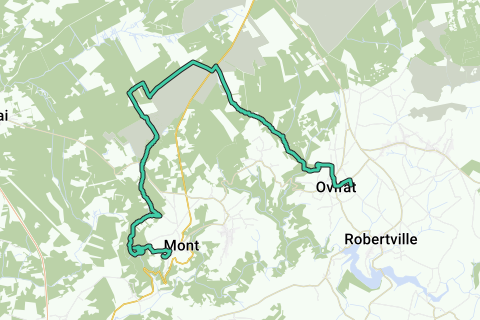 Ovifat - Mont (Le Ribomont) - Wandelroute | RouteYou