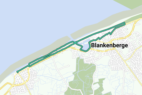 Wenduine - Wandelroute | RouteYou