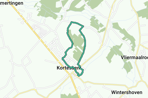 Kortessem 5-2-2023 6 km - Wandelroute | RouteYou